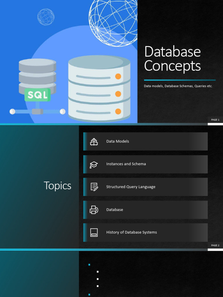 Lesson 2 - Database Concepts | PDF | Databases | Relational Model