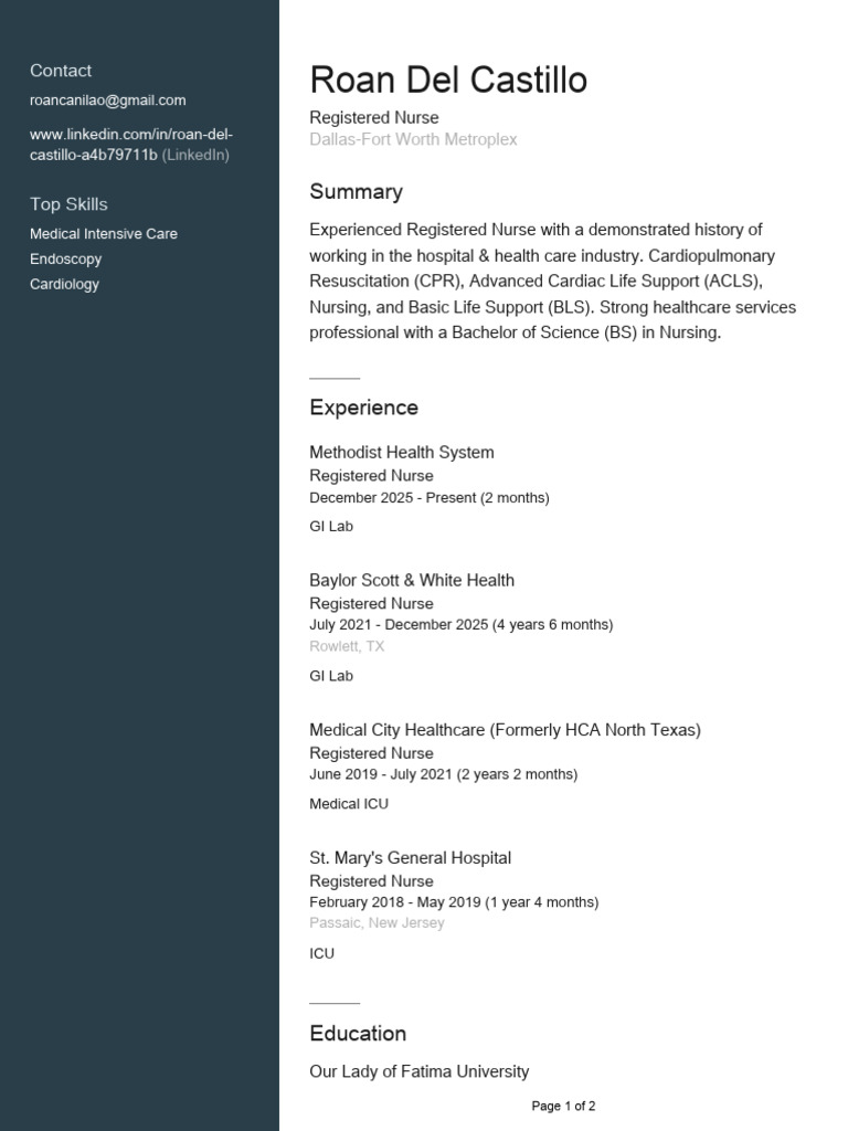 Registered Nurse | PDF