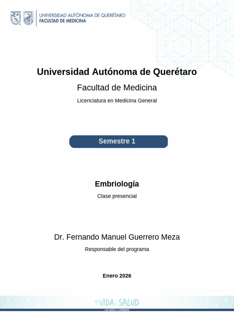 Rúbrica embrio 2026-1 quiero presumirles VAYa | PDF | Sistema digestivo ...