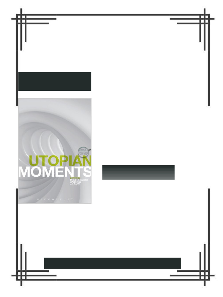 Utopian Moments Reading Utopian texts 1st Edition J. C. Davis complete ...