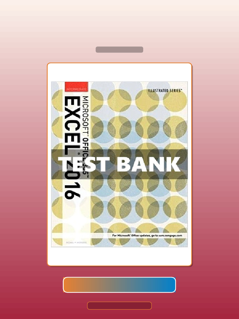 Illustrated Microsoft Office 365 and Excel 2016 Intermediate 1st ...