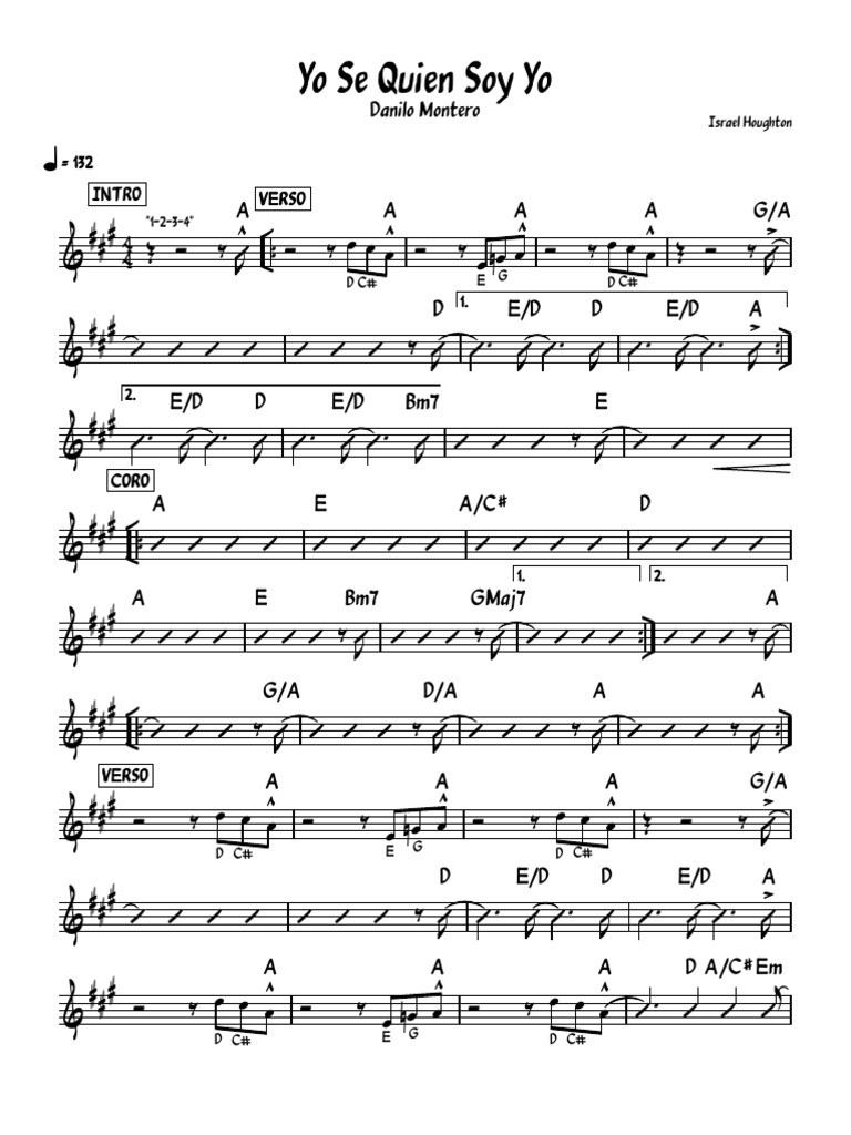 Yo Se Quien Soy Yo - Danilo Montero | PDF