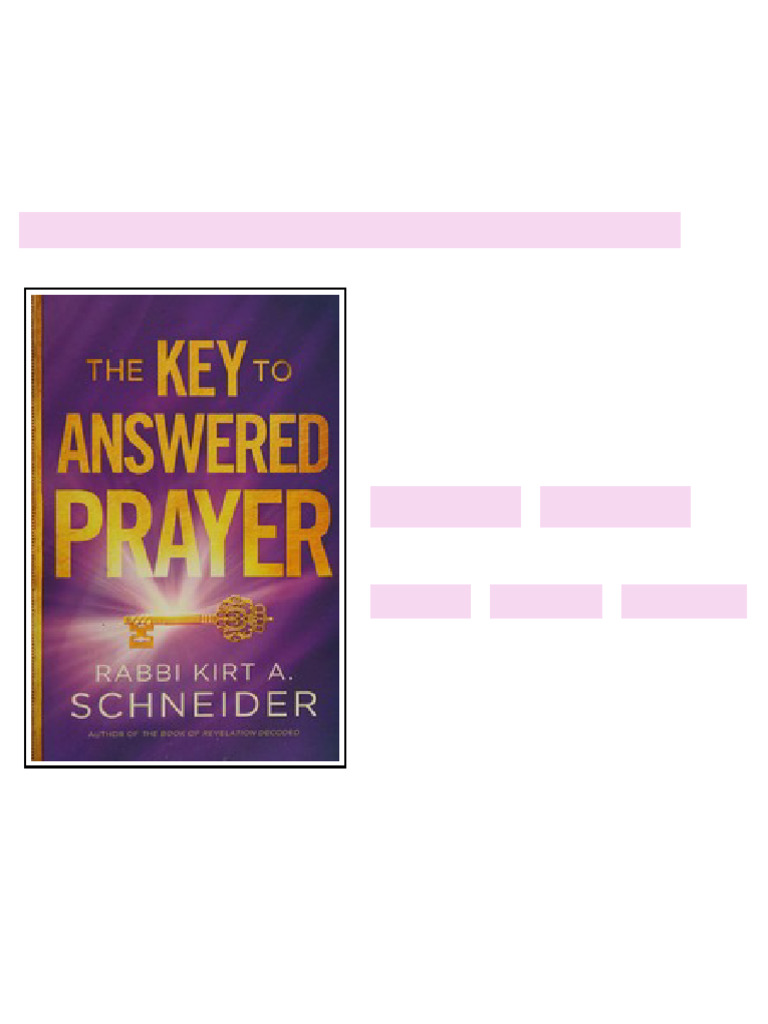 The key to answered prayer ebook all formats available | PDF | Mining