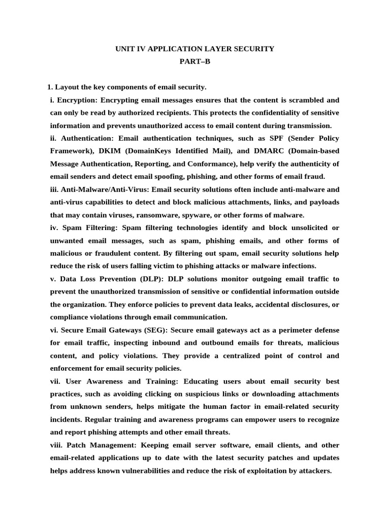 Unit IV Application Layer Security | PDF | Public Key Cryptography ...