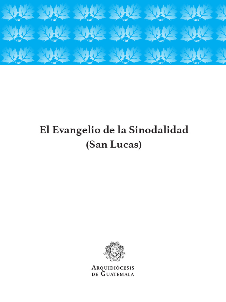 El Evangelio de La Sinodalidad (San Lucas) | PDF | Jesús | Iglesia ...