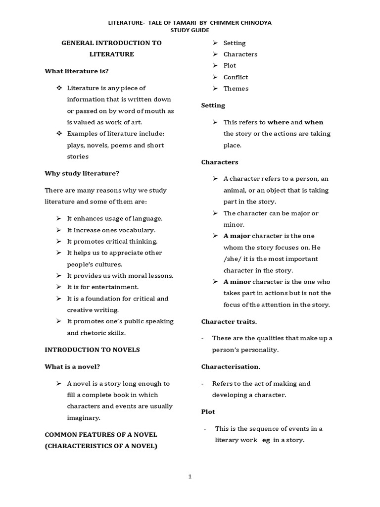 Tale of Tamari- Teaching Notes | PDF | Narration