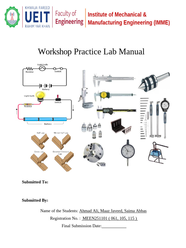 Workshop_Lab_Manual_BS_MEEN_1 | PDF | International System Of Units ...