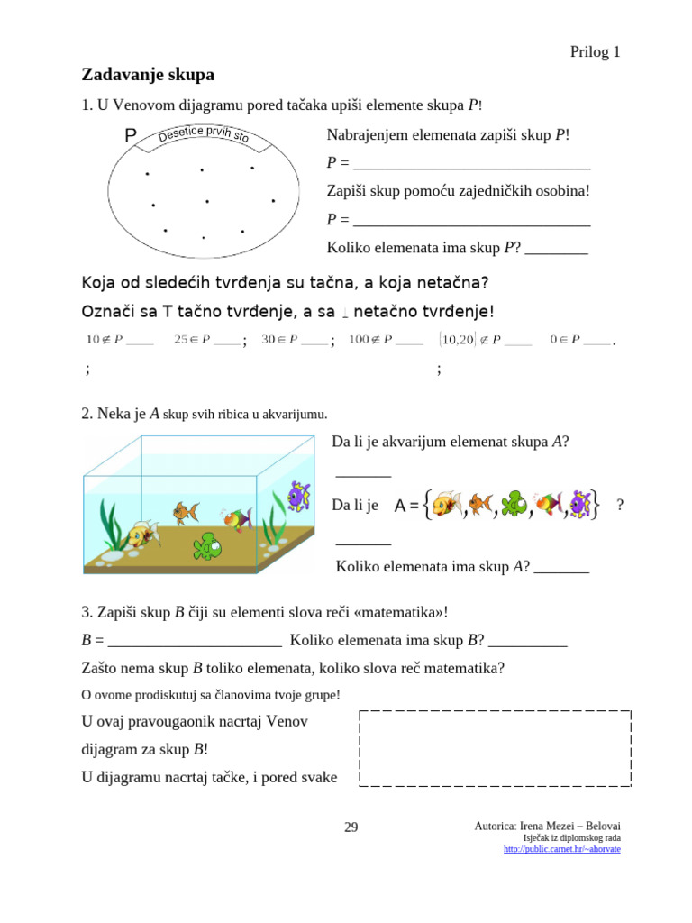 03-Zadavanje Skupa | PDF