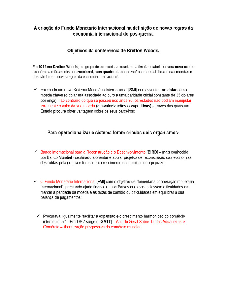 Bretton Woods | PDF