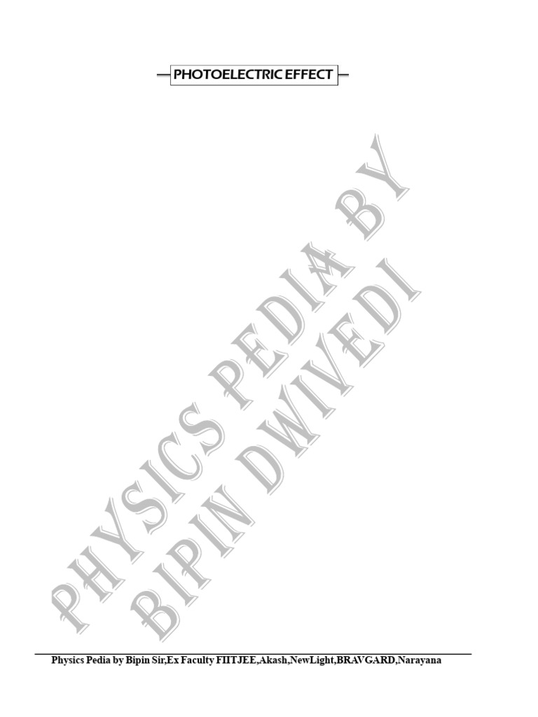 Photoelectric Effect.pdf 2 | PDF | Photoelectric Effect ...