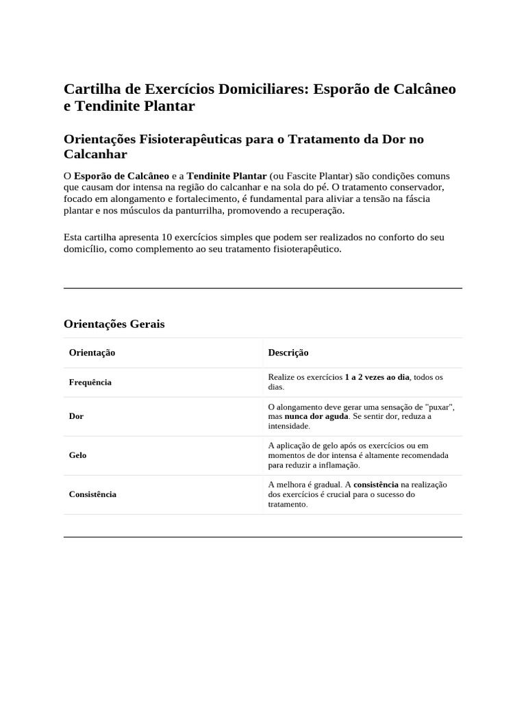 Cartilha_de_Exercícios_Domiciliares_Esporão_de_Calcâneo_e_Tendinite ...