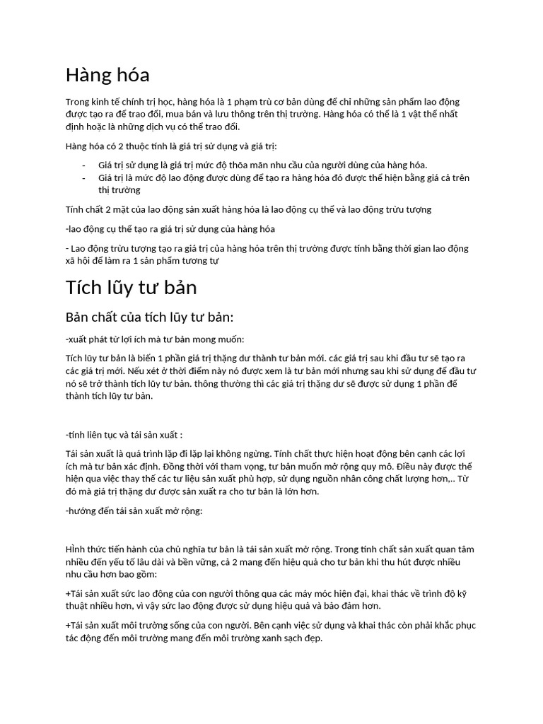 Hàng hóa | PDF