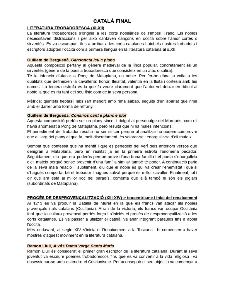 Català Final | PDF