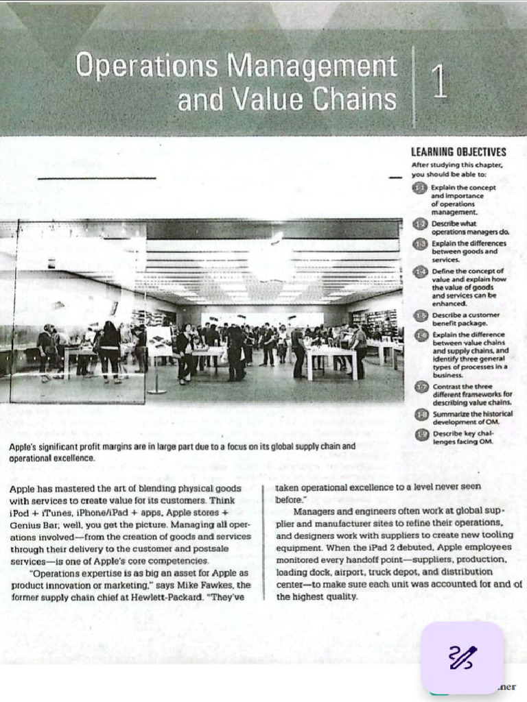 OPERATIONS | PDF | Production And Manufacturing | Business