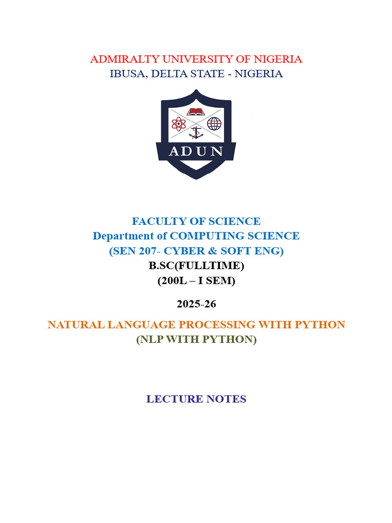 Natural Language Processing With Python | PDF | Morphology (Linguistics) | Part Of Speech