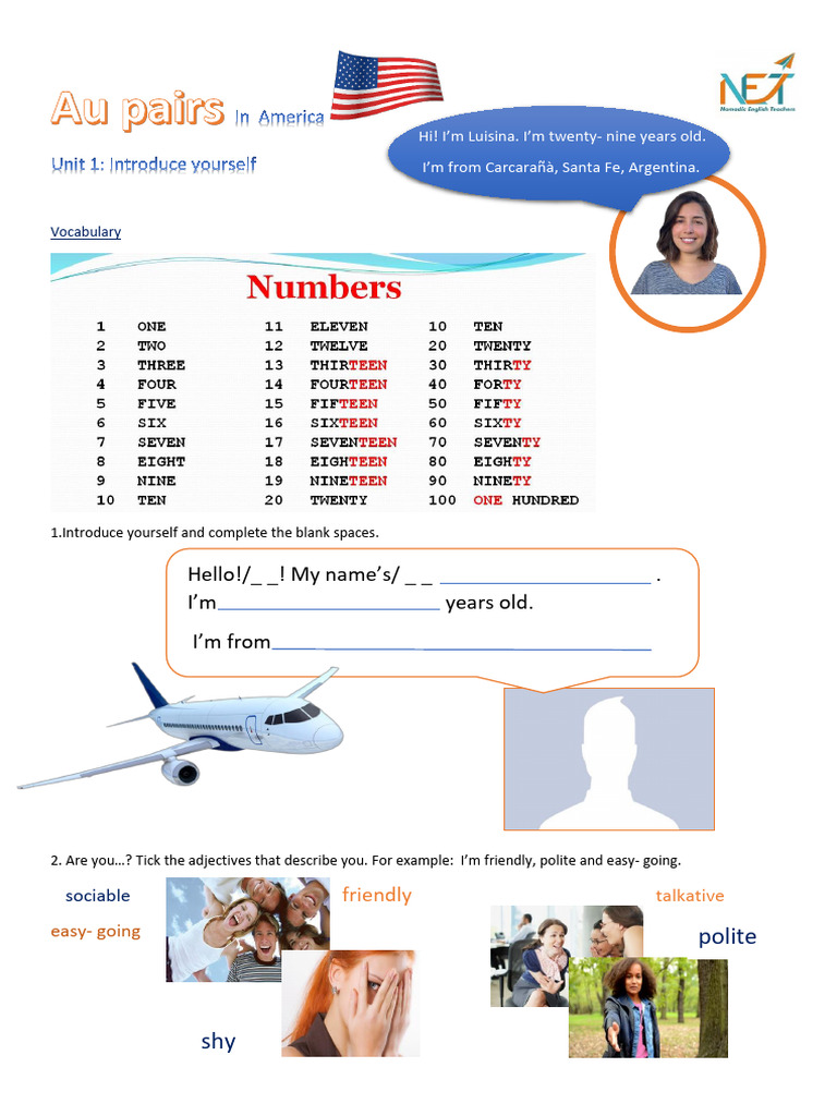 Unit 1 Introduce Yourself | PDF