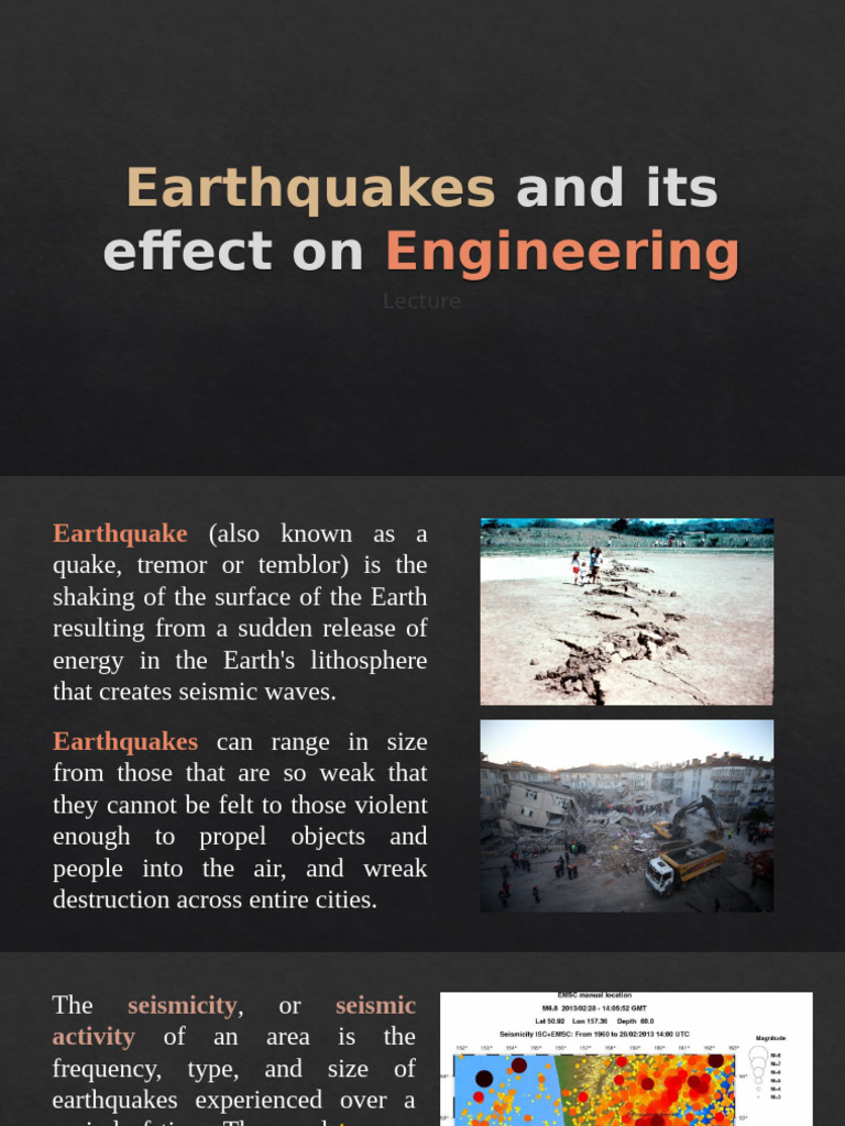3. Earthquakes and Its Effect on Engineering Part 1 | PDF | Earthquakes ...
