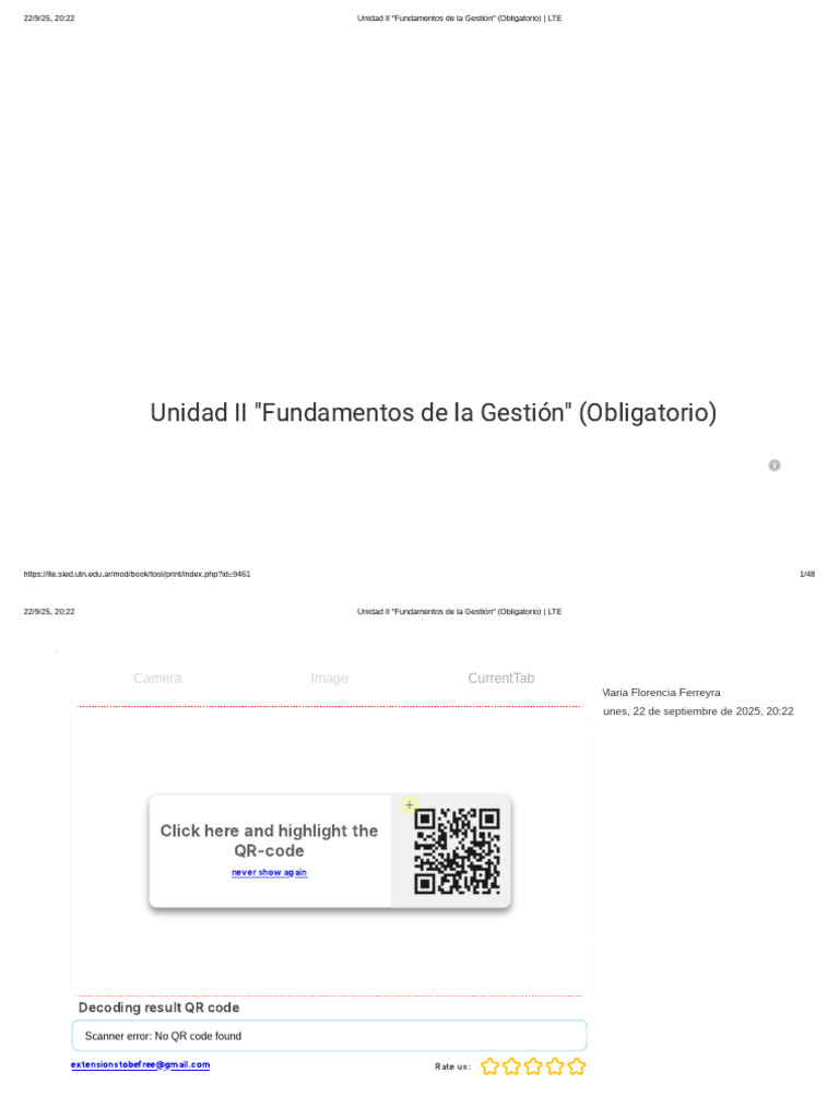 Unidad II _Fundamentos de La Gestión_ (Obligatorio) _ LTE | PDF ...