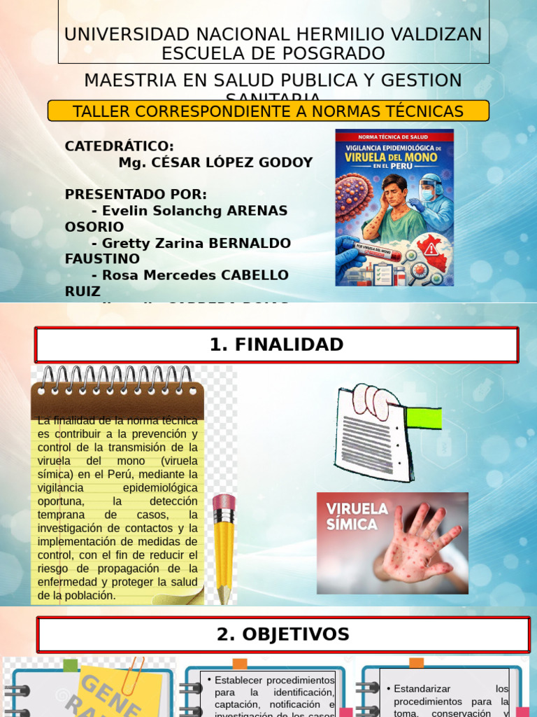 Taller - 10 - Viruela Del Mono (1).Pptx | PDF | Viruela | Vigilancia