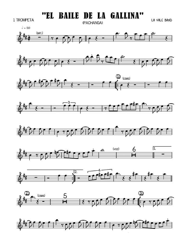 Vale Band - El Baile de La Gallina | PDF