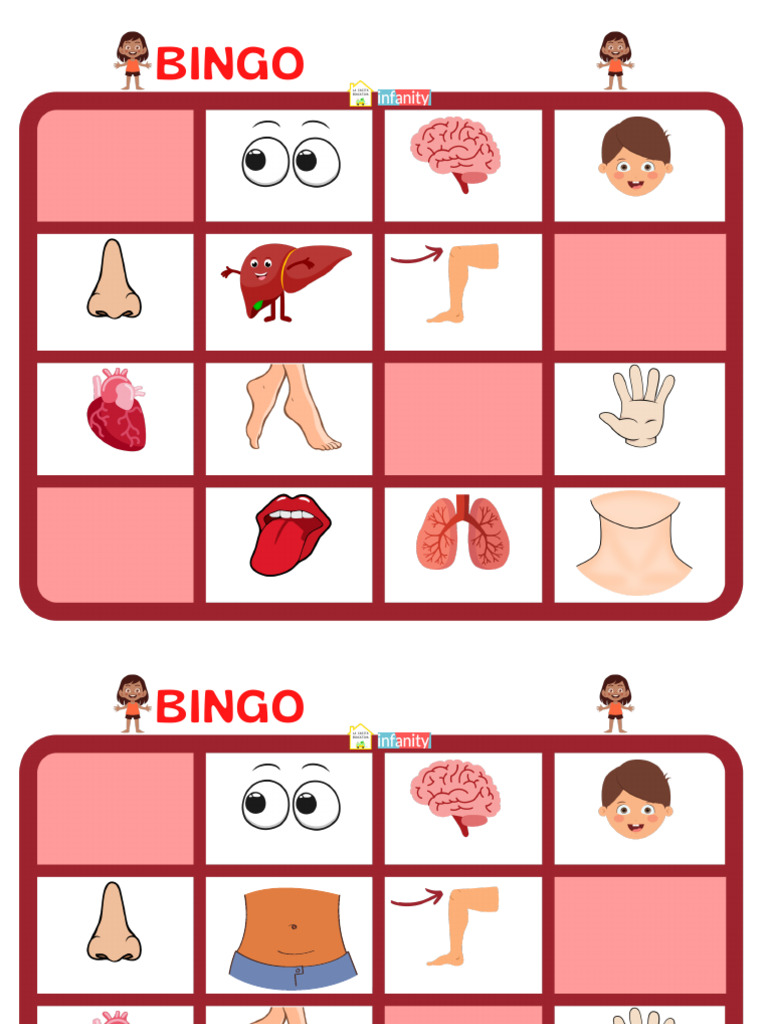 Bingo Cuerpo Humano.pdf | PDF
