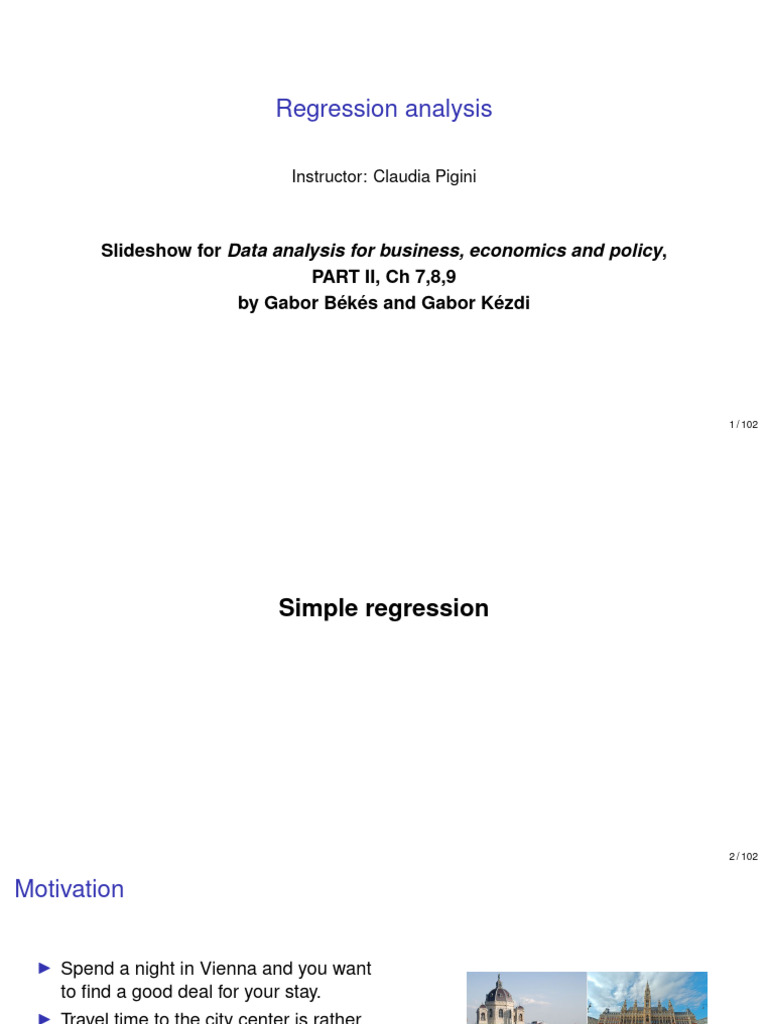 Regression Analysis 7_9 | PDF | Errors And Residuals | Linear Regression