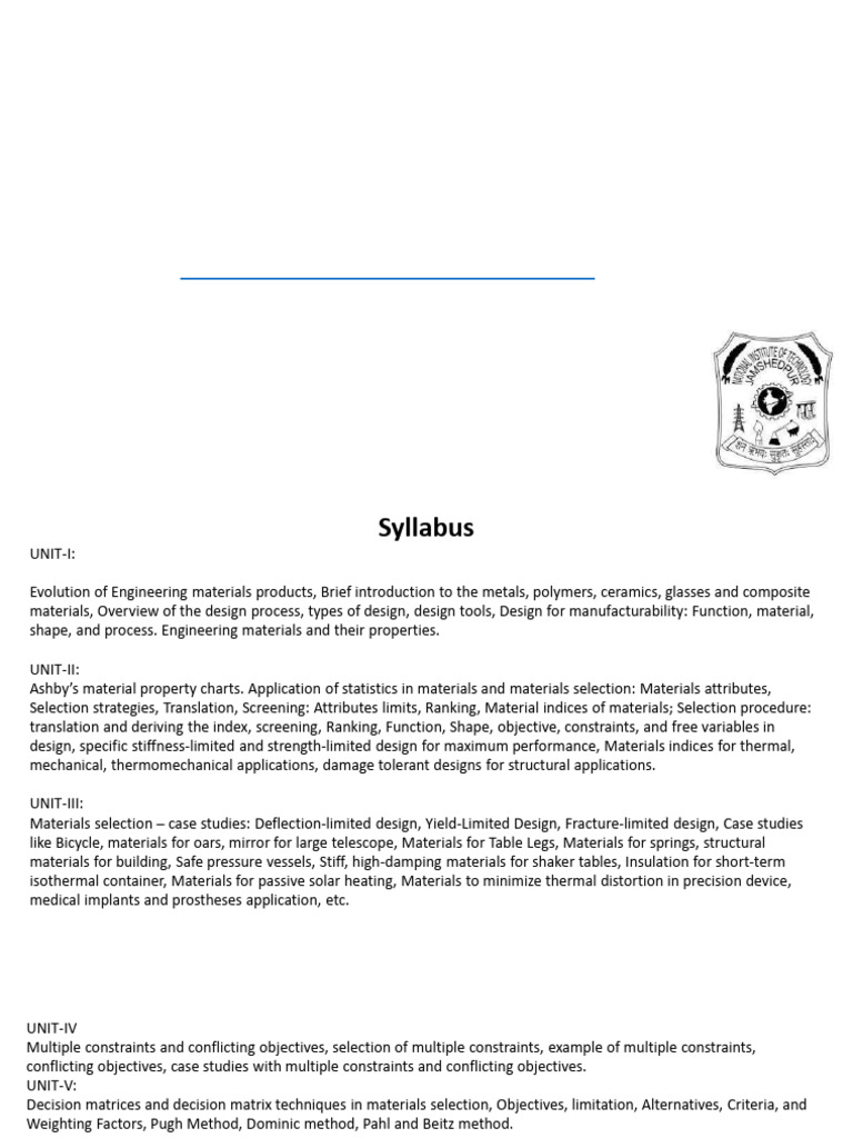 Materials Selection and Design-Midterm | PDF | Composite Material ...