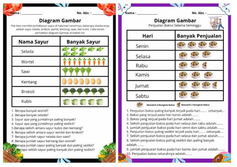 LKPD Piktogram | PDF