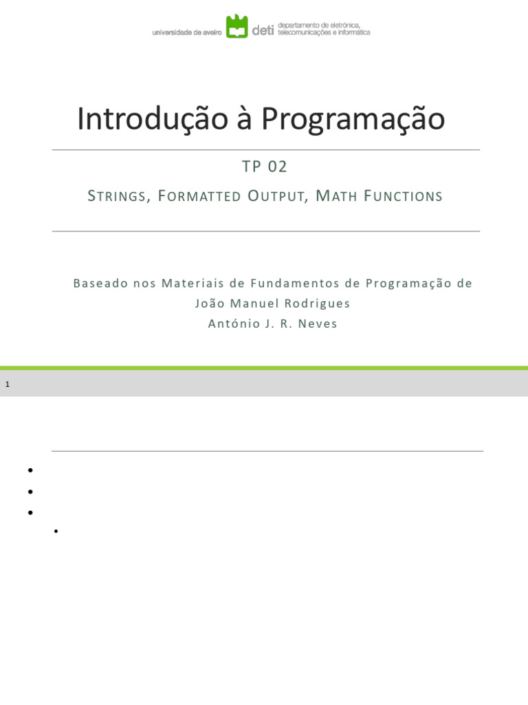 Matéria - 2 - Strings+Math | PDF | Trigonometric Functions | Complex ...