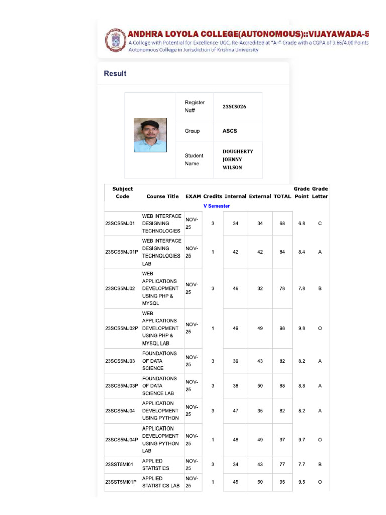 Academic Marks | PDF
