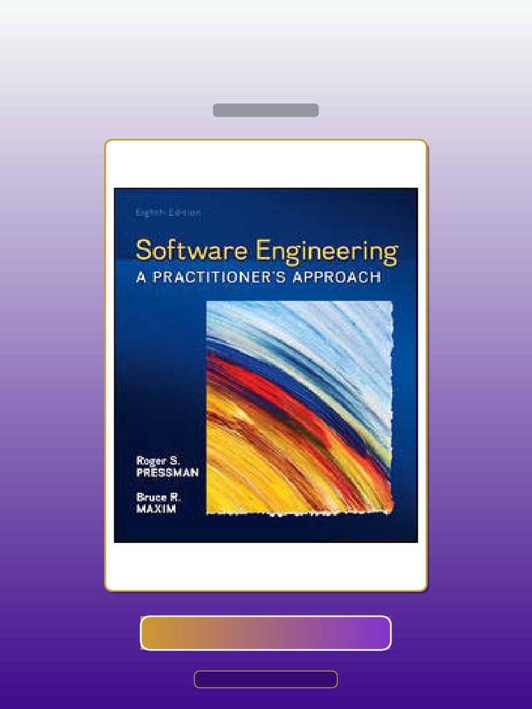 Software Engineering a Practitioners Approach 8th Edition by Pressman E ...