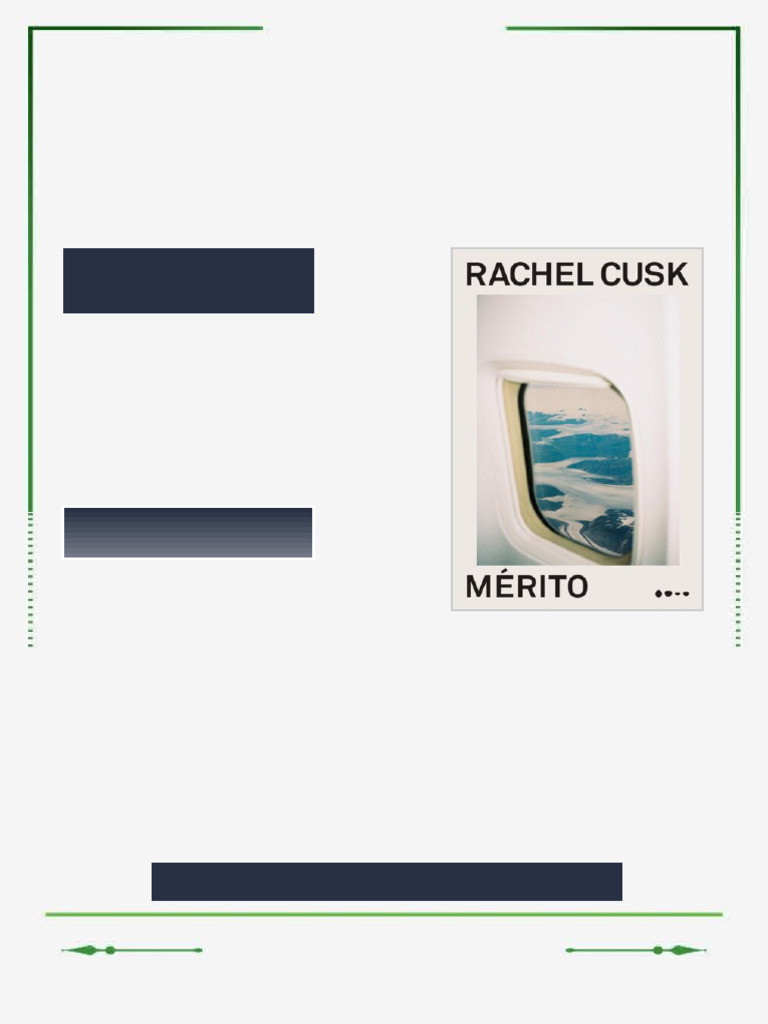 Mérito Rachel Cusk ebook quick load access | PDF