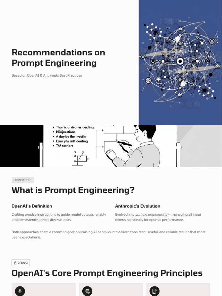 Recommendations On Prompt Engineering | PDF | Artificial Intelligence ...