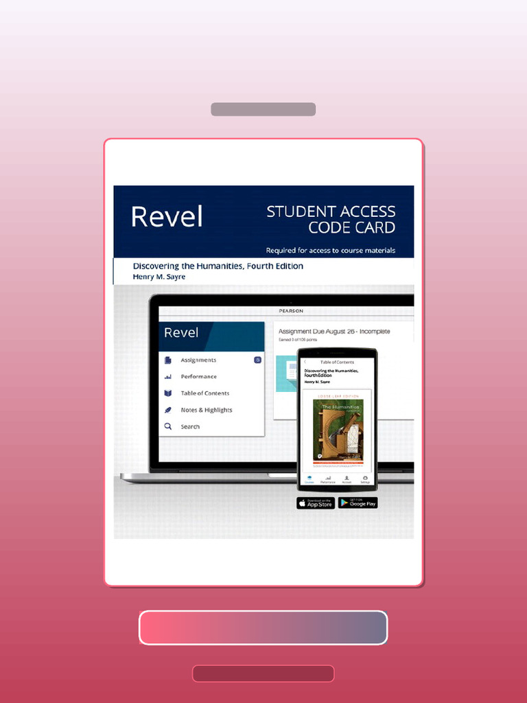 Discovering the Humanities 4th Edition Henry M Sayre ISBN10 0135198348 ...
