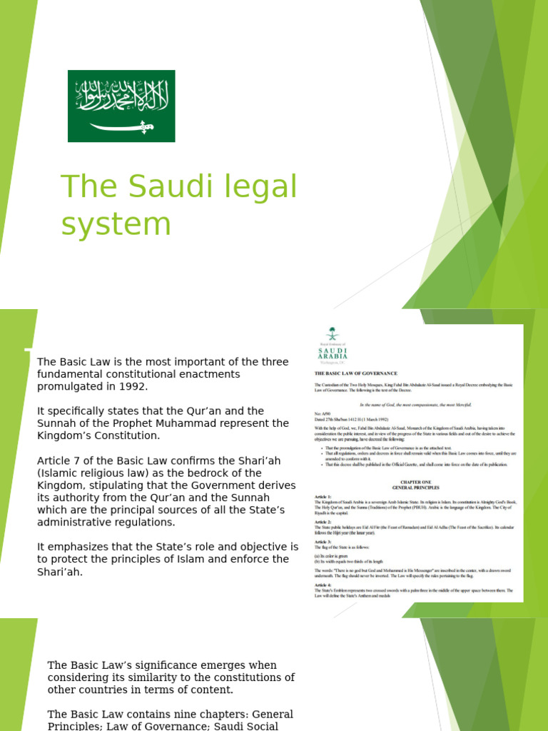 The Saudi Legal System | PDF | Supreme Courts | Sharia