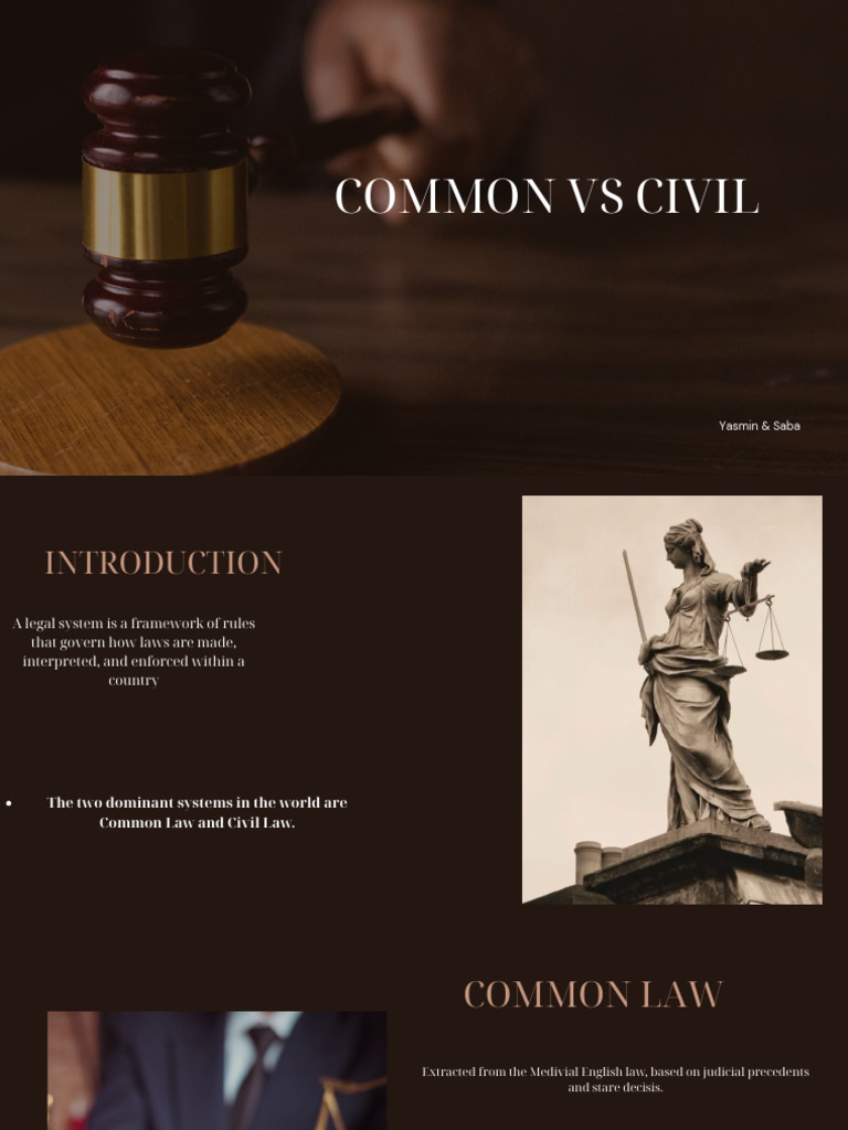 Common vs Civil Law | PDF | Common Law | Precedent