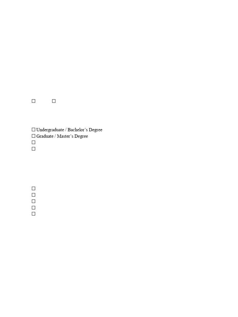 Demographic Information Sheet (1) | PDF