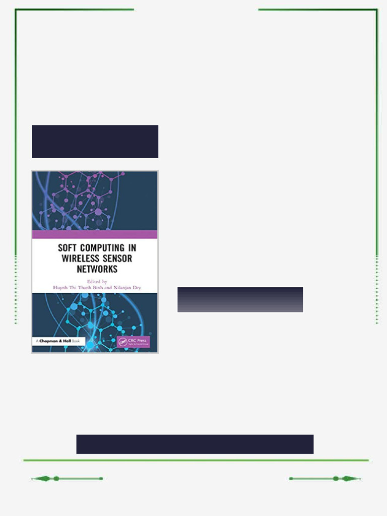 (eBook PDF) Soft Computing in Wireless Sensor Networks eBook fresh pdf ...