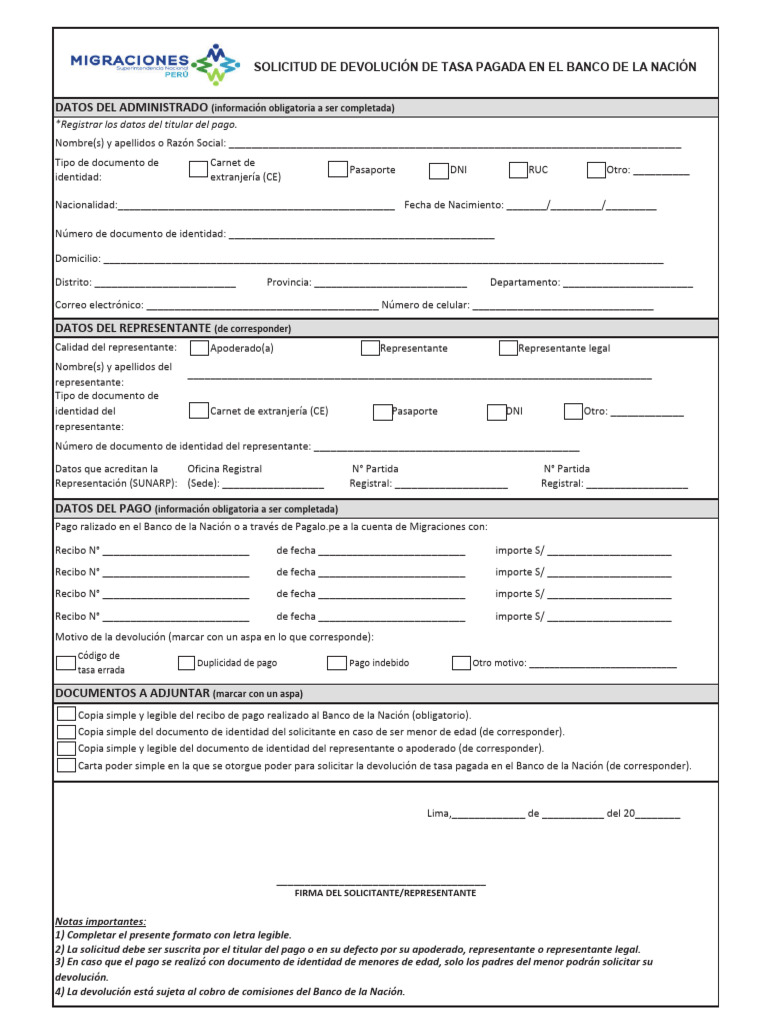 [Combinar] NEW-FORMATO-DE DEVOLUCION-DE-TASA (1) | PDF | Gobierno y personalidad | Control de acceso