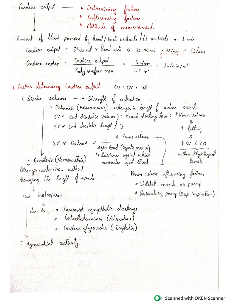 Cardiac Output | PDF