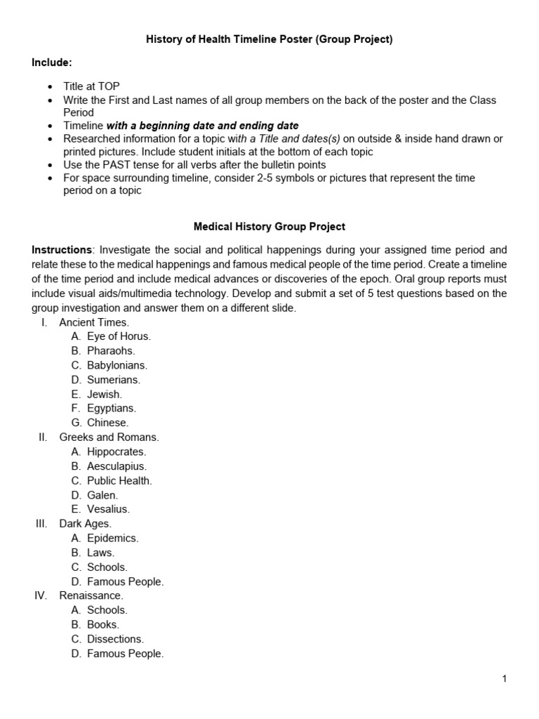1.2+project +Medical+History+Research | PDF | Medicine