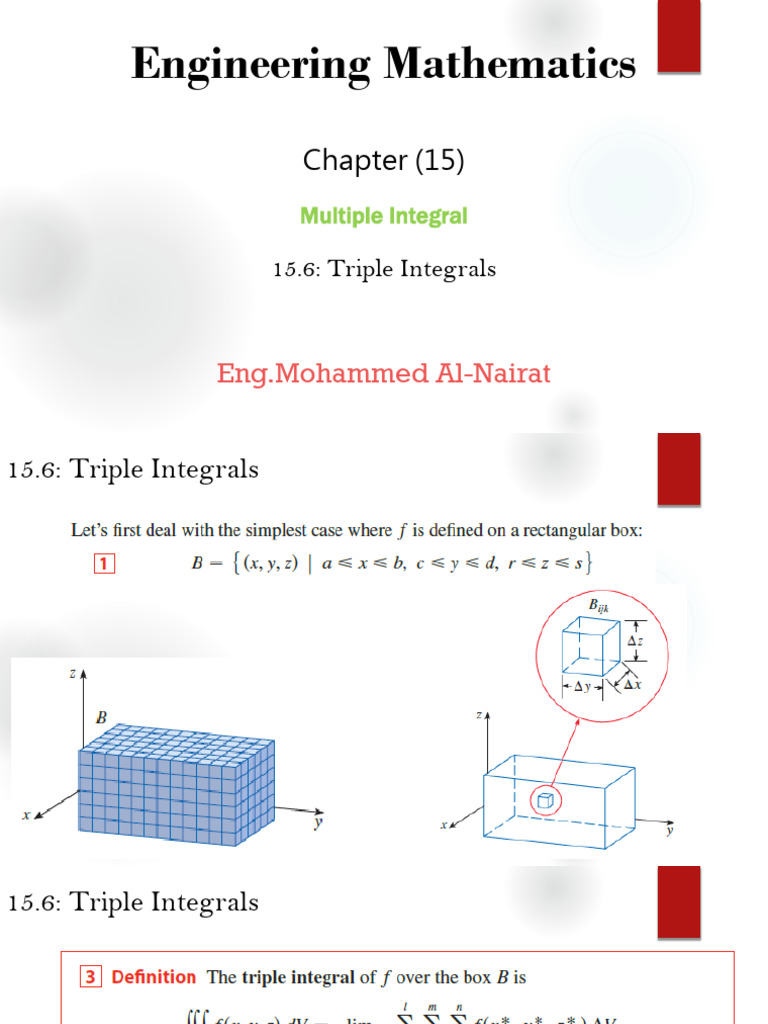 4-Triple Integral Over Rectangular Region | PDF