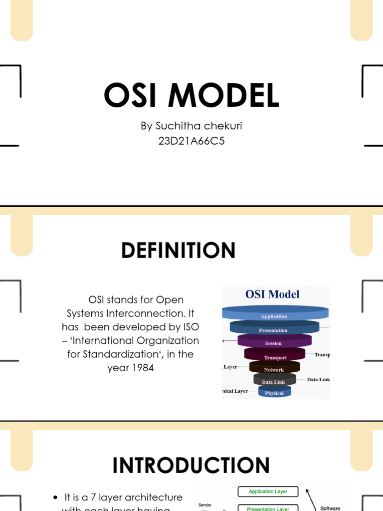 Osi Model | PDF | Osi Model | Computer Network