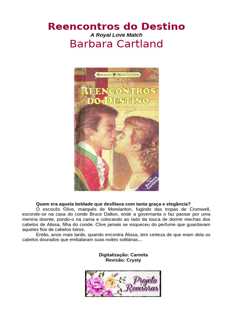 Barbara Cartland - Reencontros Do Destino (Coleção Barbara Cartland 377 ...
