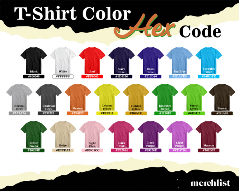 Merchant Hex Code T-Shirt Rev1 | PDF