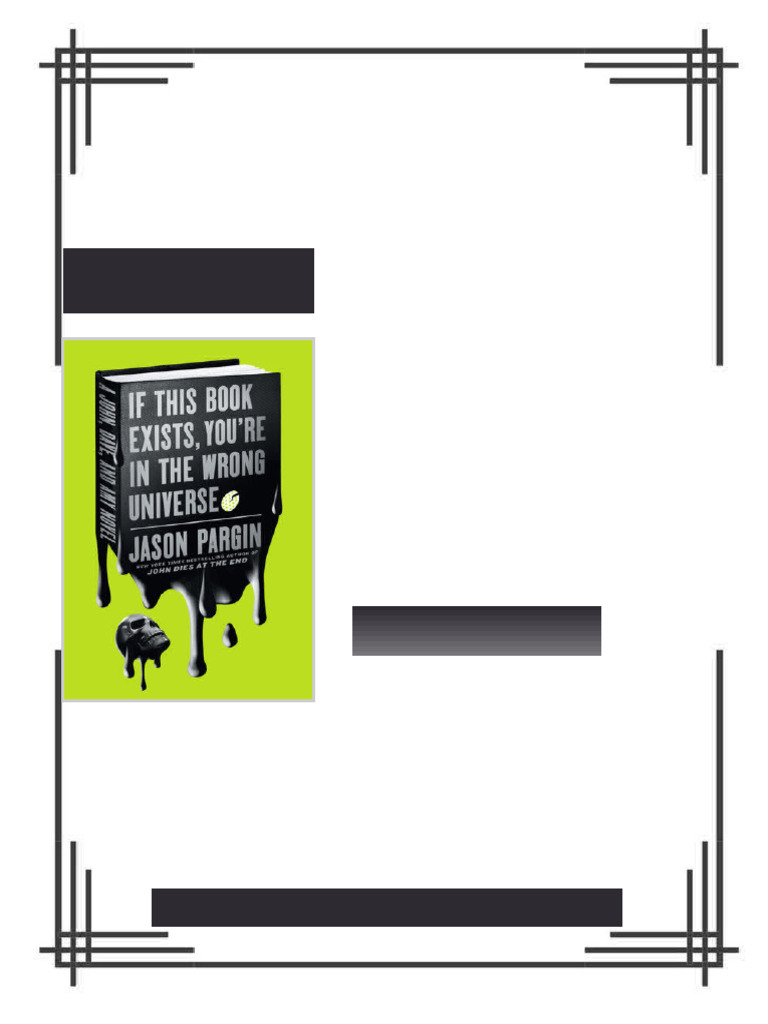 If This Book Exists You re in the Wrong Universe A John Dave and Amy ...