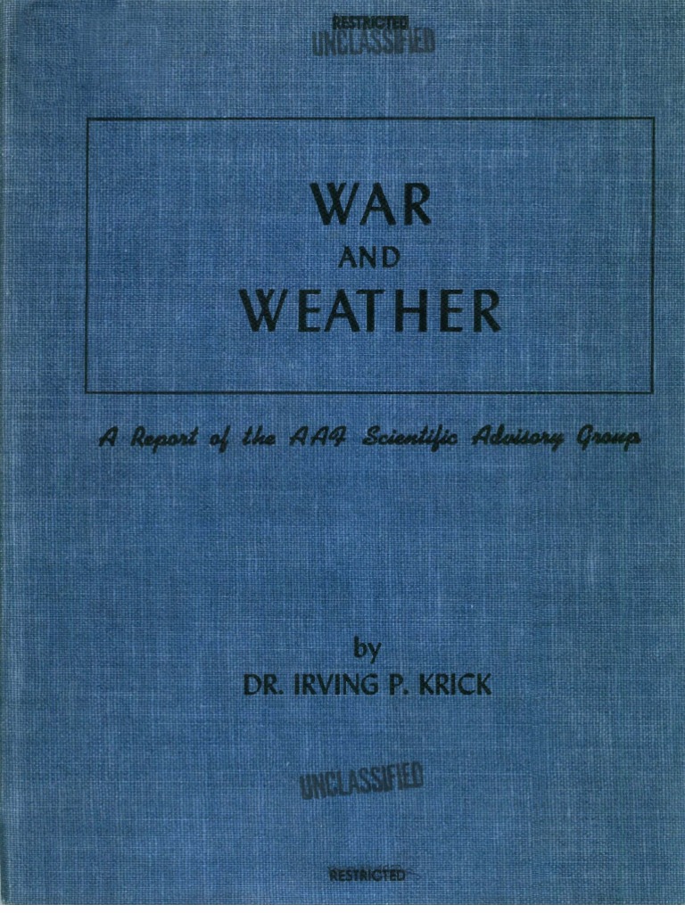 AAF Scientific Advisory Group War & Weather | PDF | Weather Forecasting ...