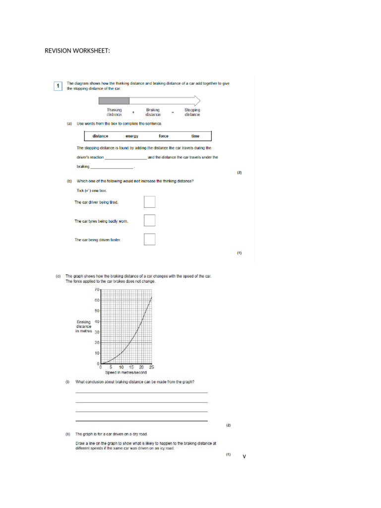 Term 1-Revision Worksheet | PDF