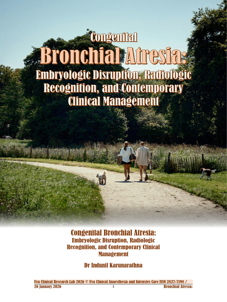 Congenital Bronchial Atresia: Embryologic Disruption, Radiologic ...