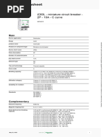 Acti9 NG125L Circuit Breaker Specs | PDF | Electric Power | Electronics
